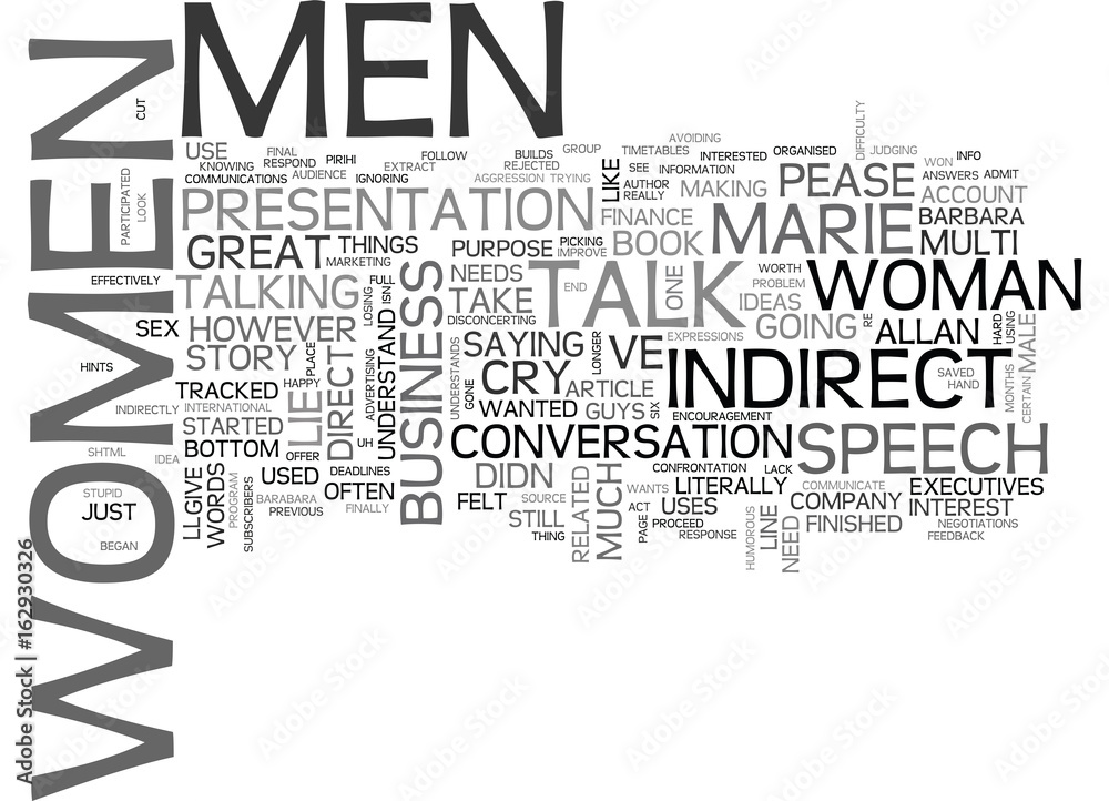Why Men Lie And Women Cry Text Word Cloud Concept Stock Vector Adobe
