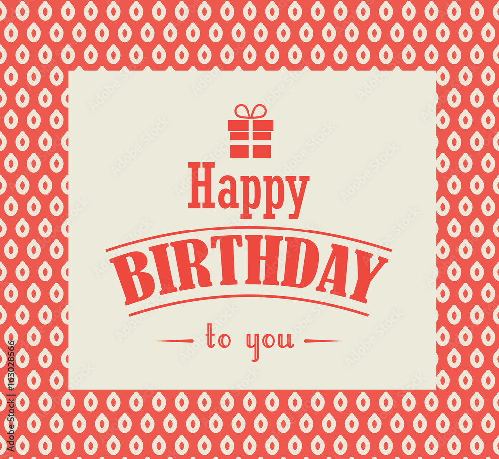 Happy Birthday Vintage Style