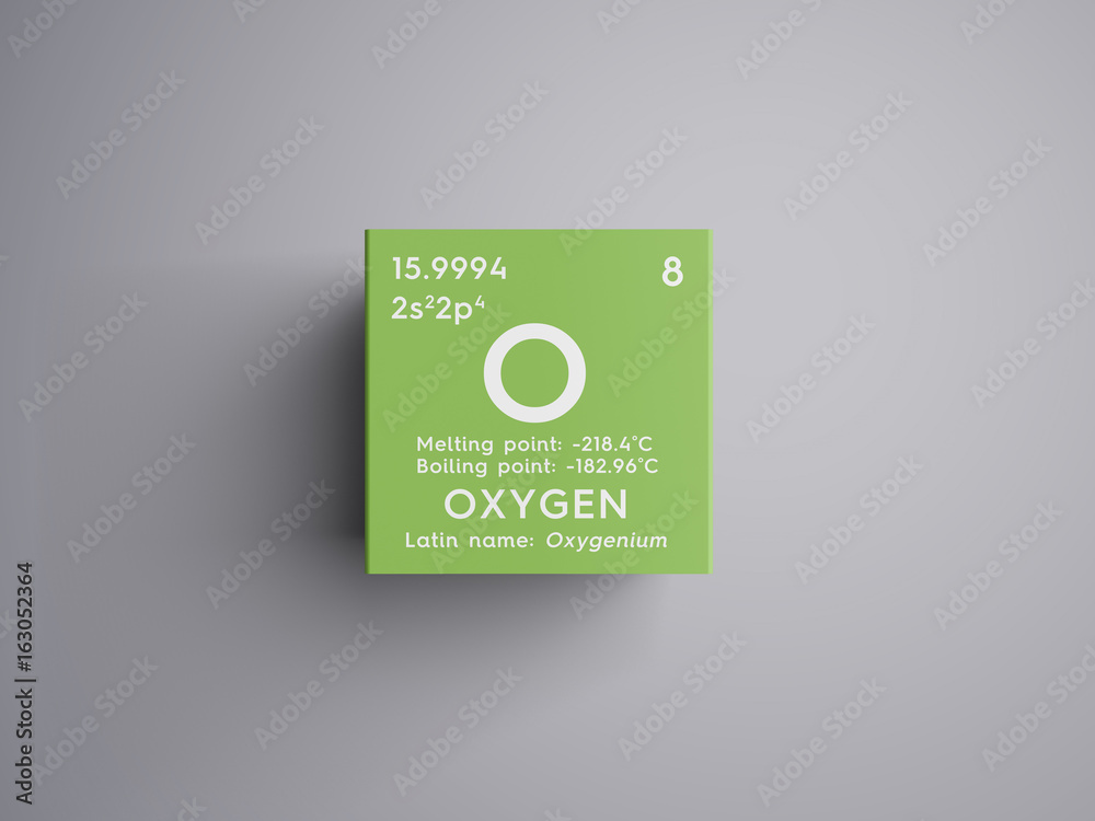 Oxygen. Other Nonmetals. Chemical Element of Mendeleev's Periodic Table ...