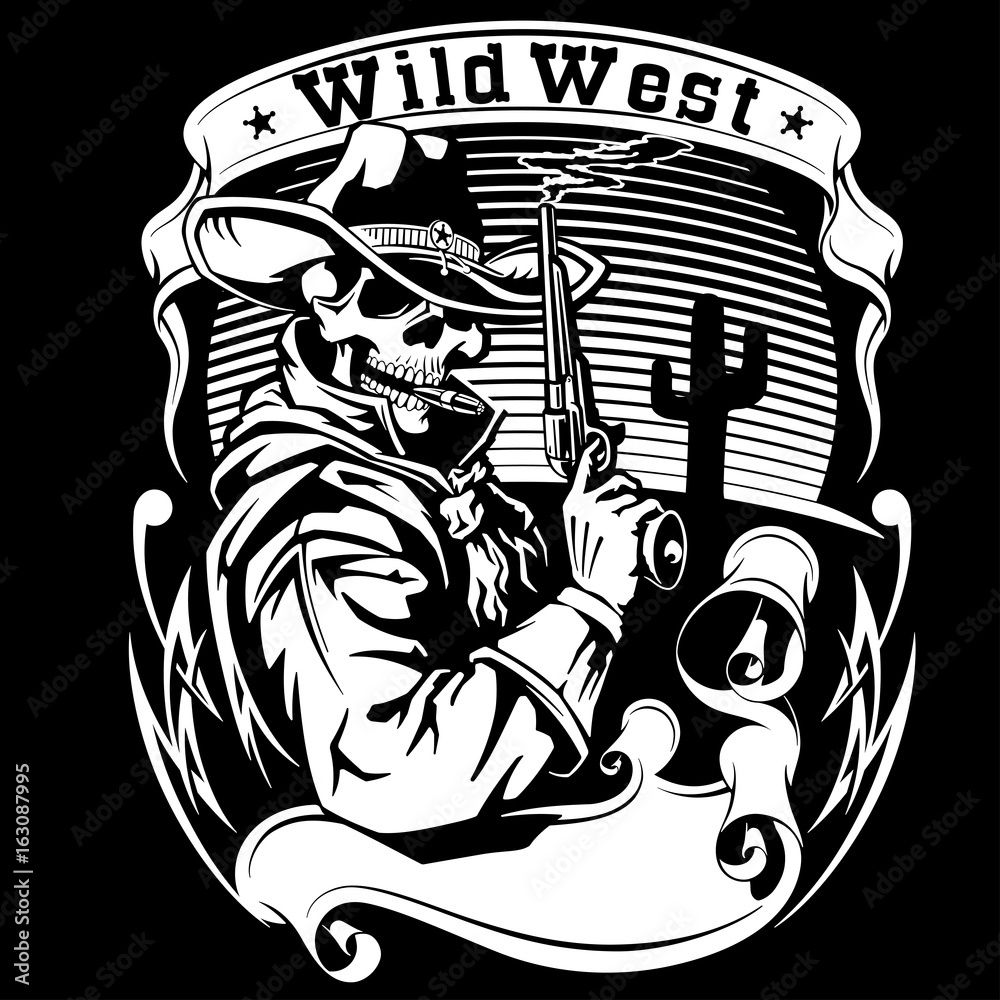 Cowboy Revolver Vector Illustration Stock Vector Adobe Stock cowboy-revolver-vector-illustration-stock-vector-adobe-stock