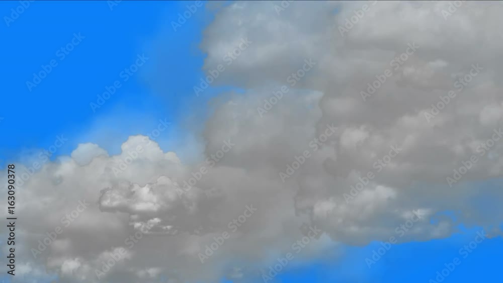 4k Storm clouds,flying mist gas smoke,pollution haze transpiration sky ...