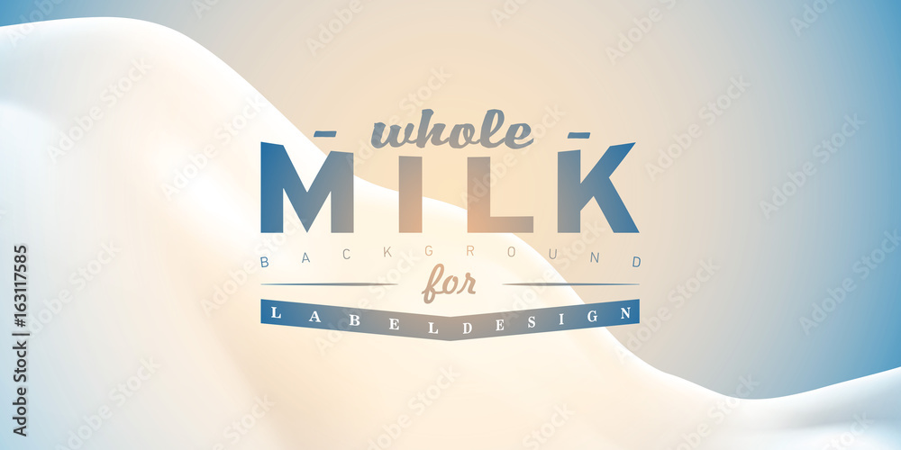 Realistic milk background hig quality vector illustration for design ...