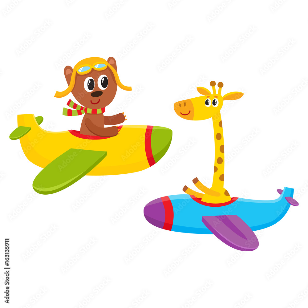 Airplane Clipart Animated Animals