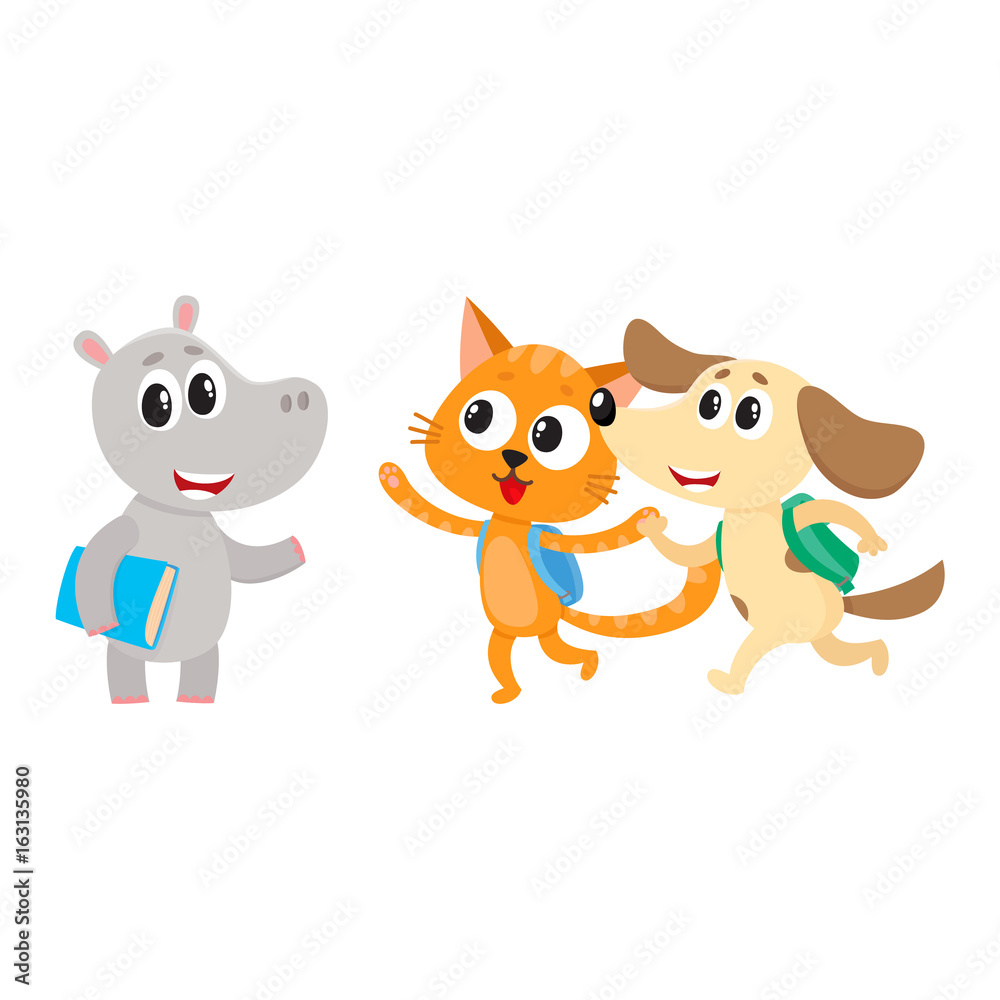 Back To School Clipart Animated Dog