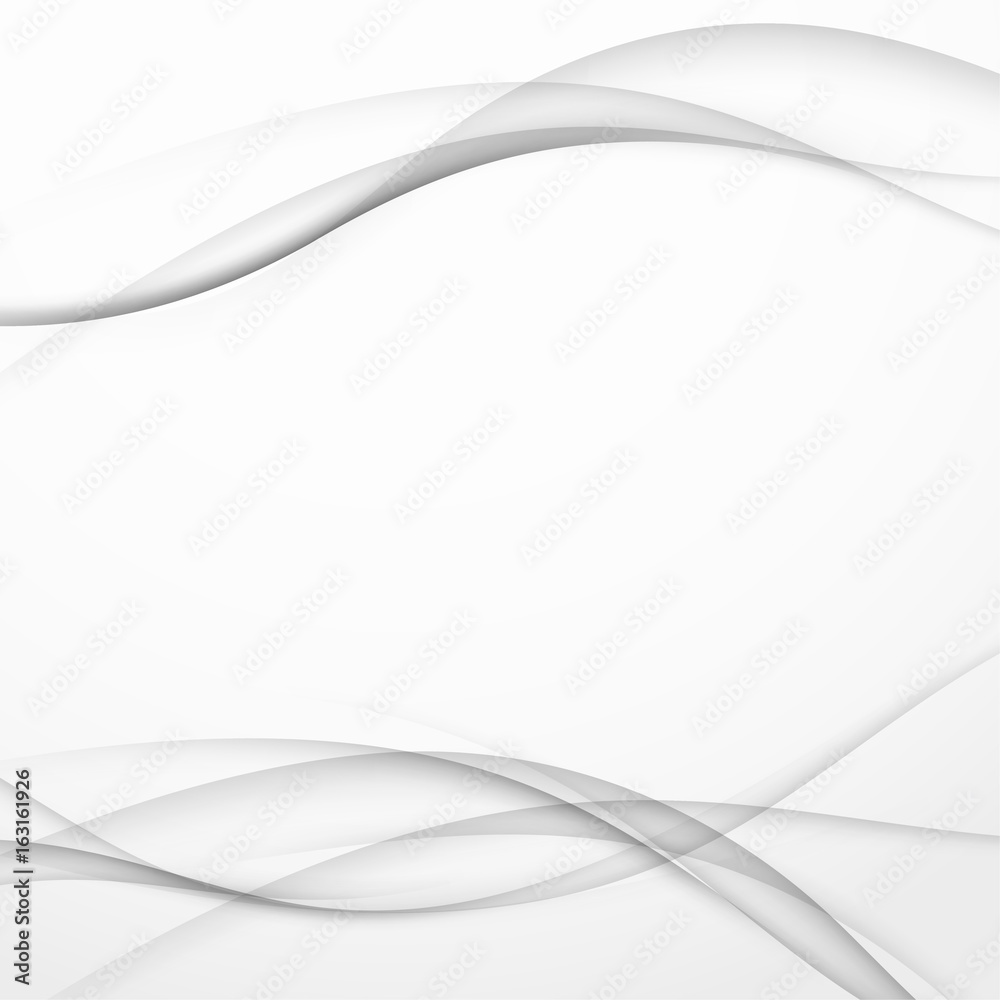 Transparent halftone elegant swoosh shadow layer waves lines. Abstract ...