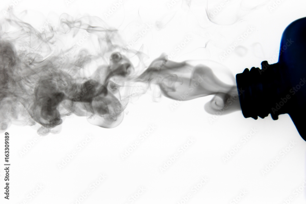 Smoke background / Smoke is a collection of airborne solid and liquid ...