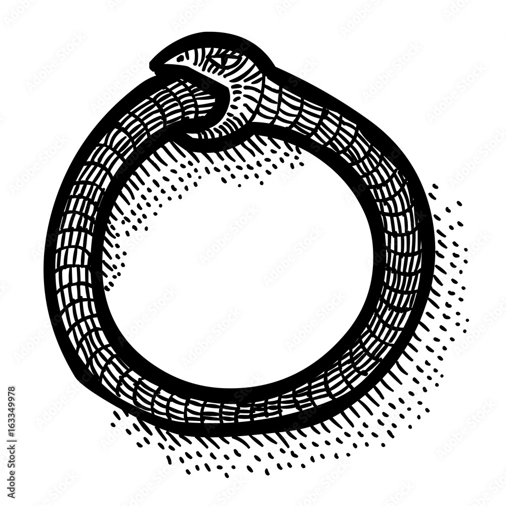 Cartoon image of Cycle Icon. Process symbol. An artistic freehand ...