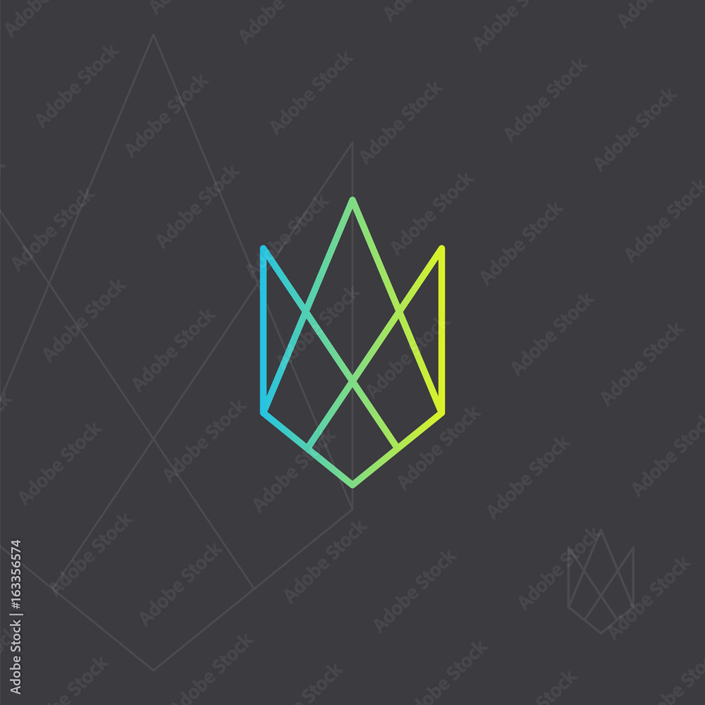 Minimal design. Outline Stock Vector | Adobe Stock