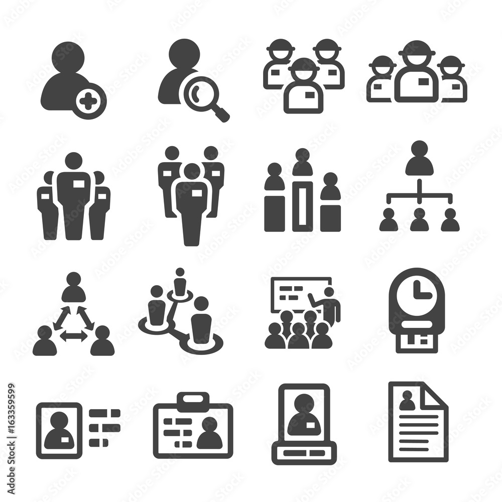 staff,personnel icon Stock Vector | Adobe Stock