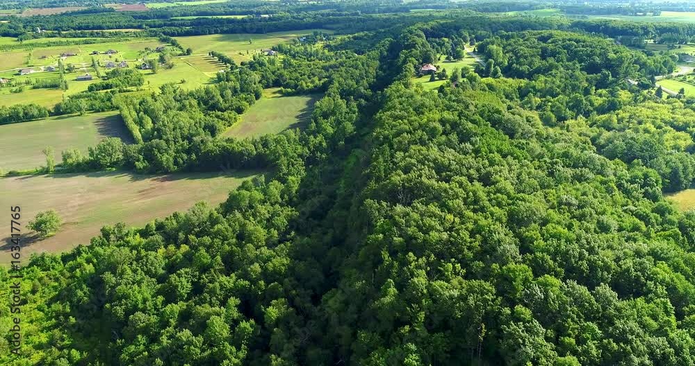 Shadow from a cliff looks like a deep crack in the earth, this cliff is ...