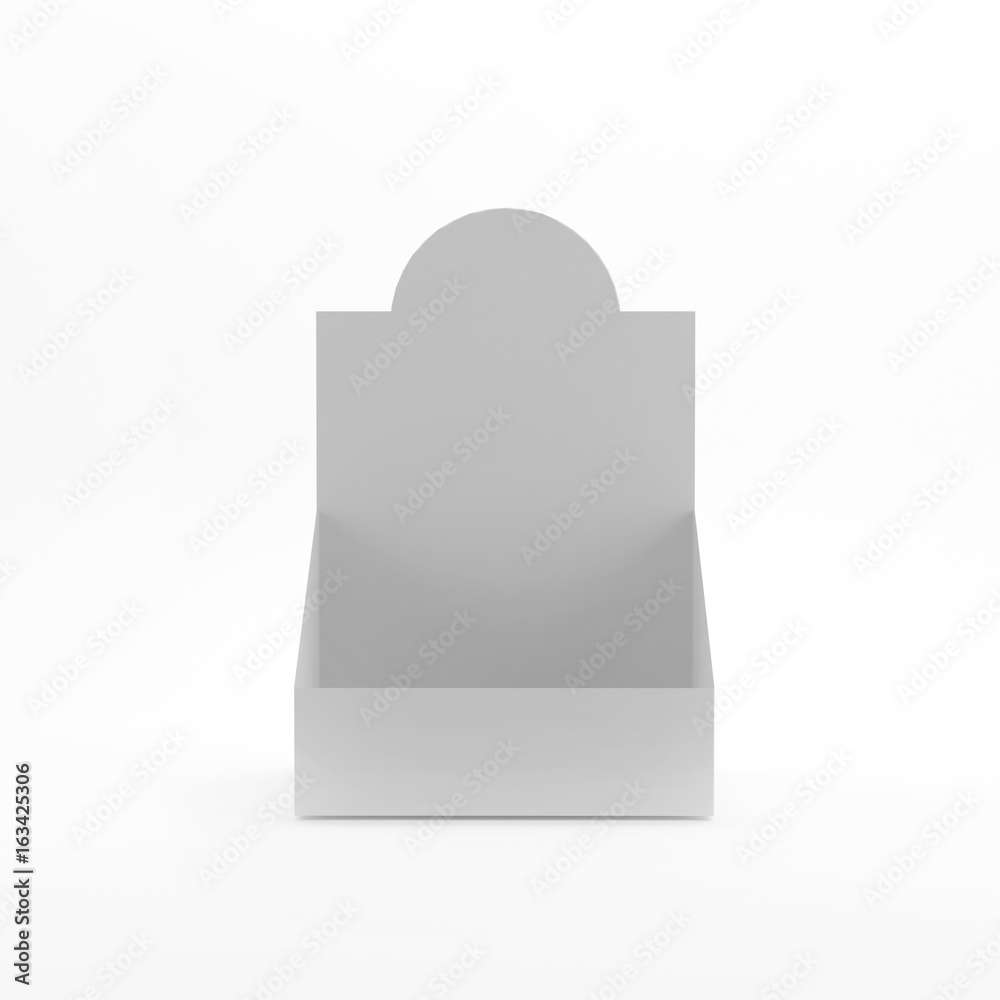POS POI Cardboard Blank Empty Display Show Box Holder For Advertising ...