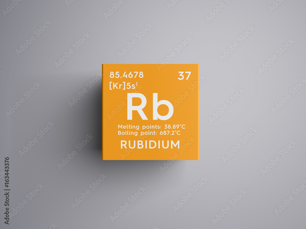 Rubidium Periodic Table Square