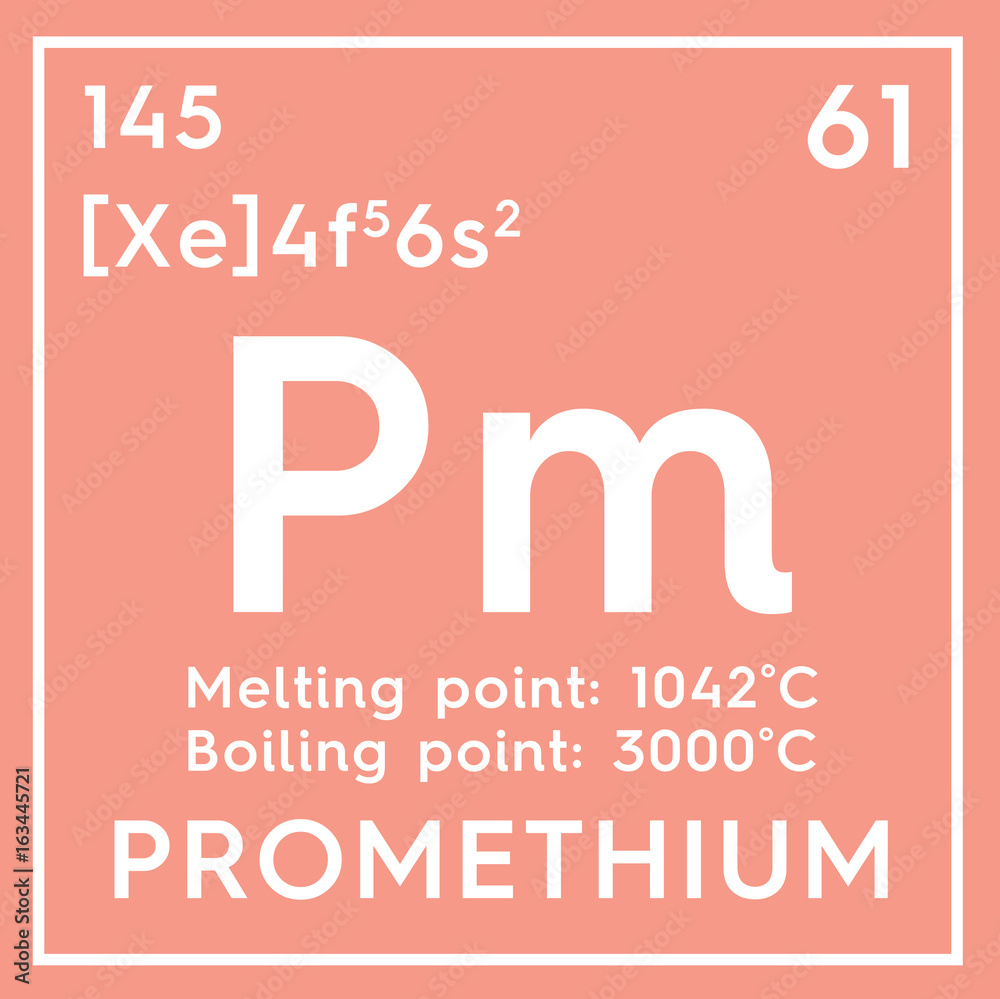 Promethium Periodic Table