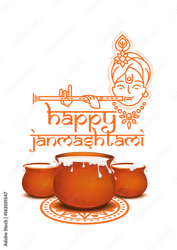 Happy Janmashtami. Annual Hindu celebration of the birth of Krishna ...