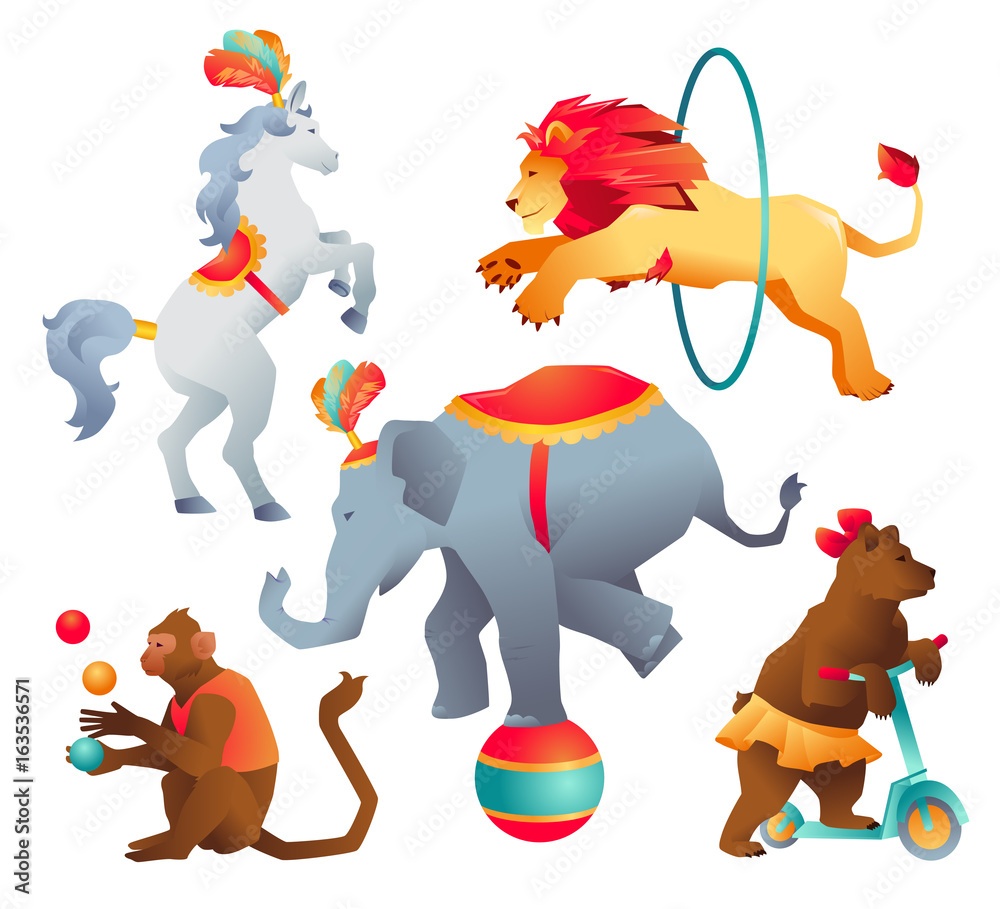 Circus Animals Performing