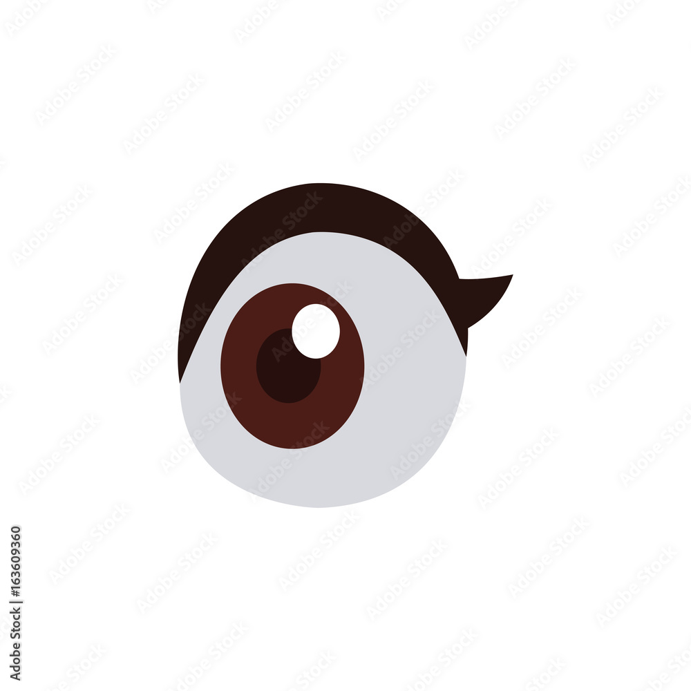 cartoon eye vision look optic icon Stock Vector | Adobe Stock