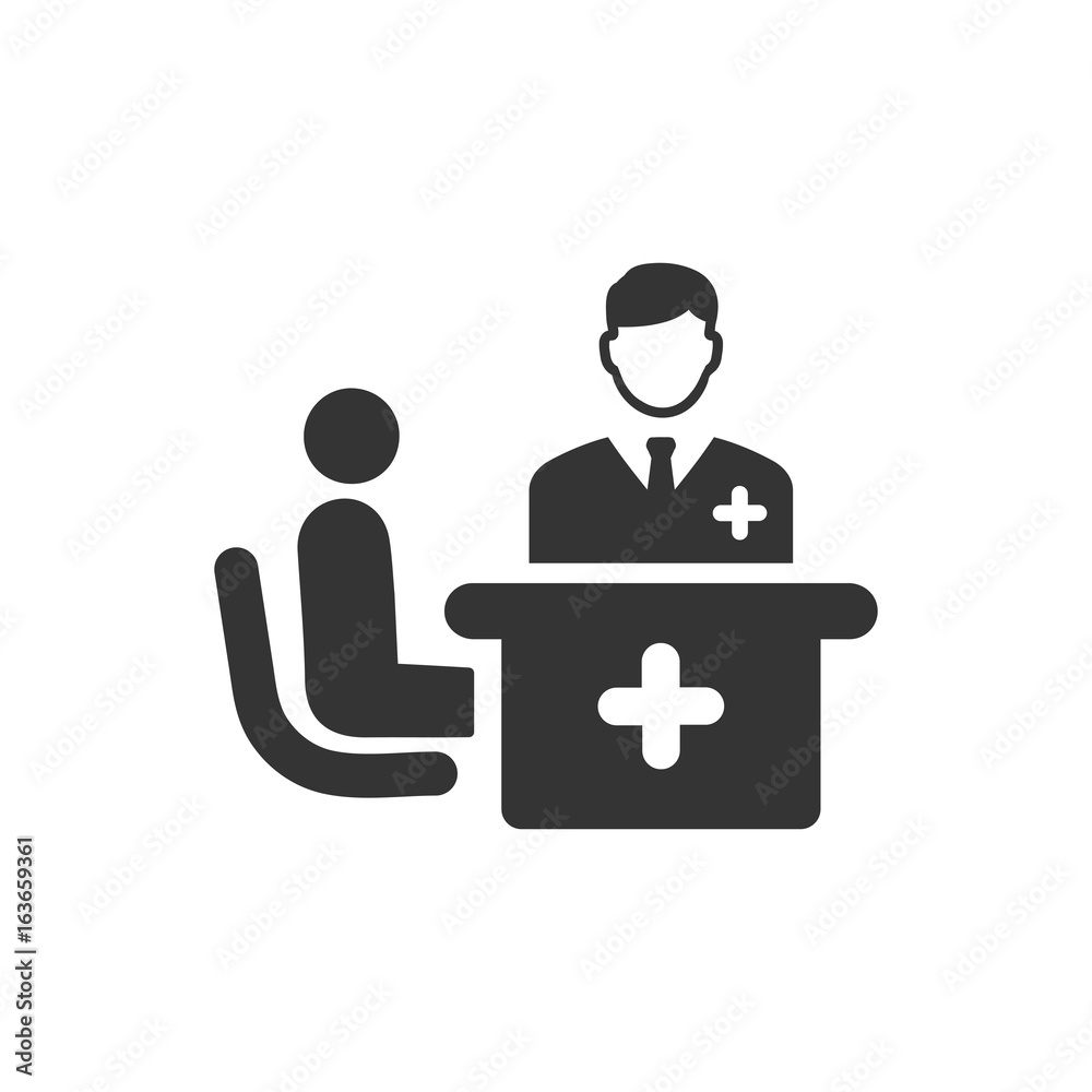 Doctor Consultation Icon Stock Vector | Adobe Stock