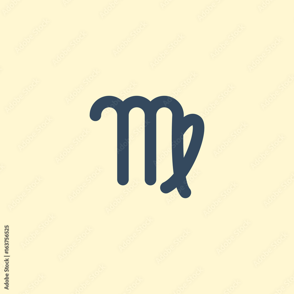 Flat Icon Virgo Element. Vector Illustration Of Flat Icon Virgin ...