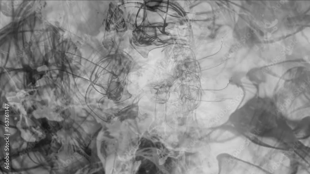 4k Abstract splash ink spot line,graffiti Clouds tunnel mist smoke ...