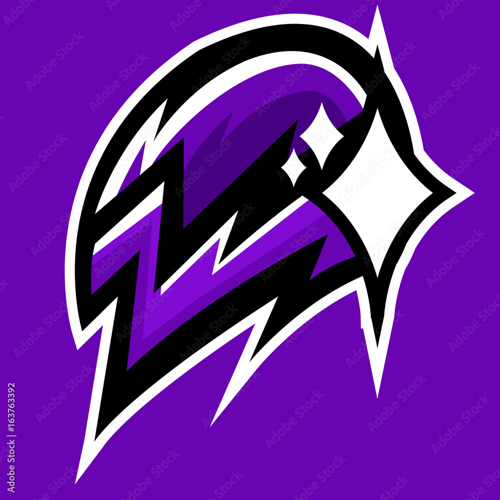 space themed logo team sports Stock Vector | Adobe Stock