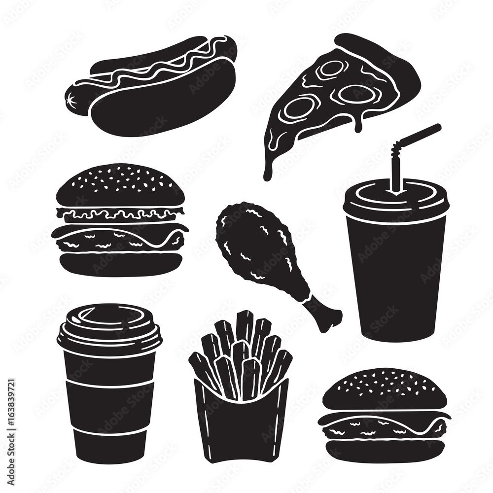Food Vector Silhouette