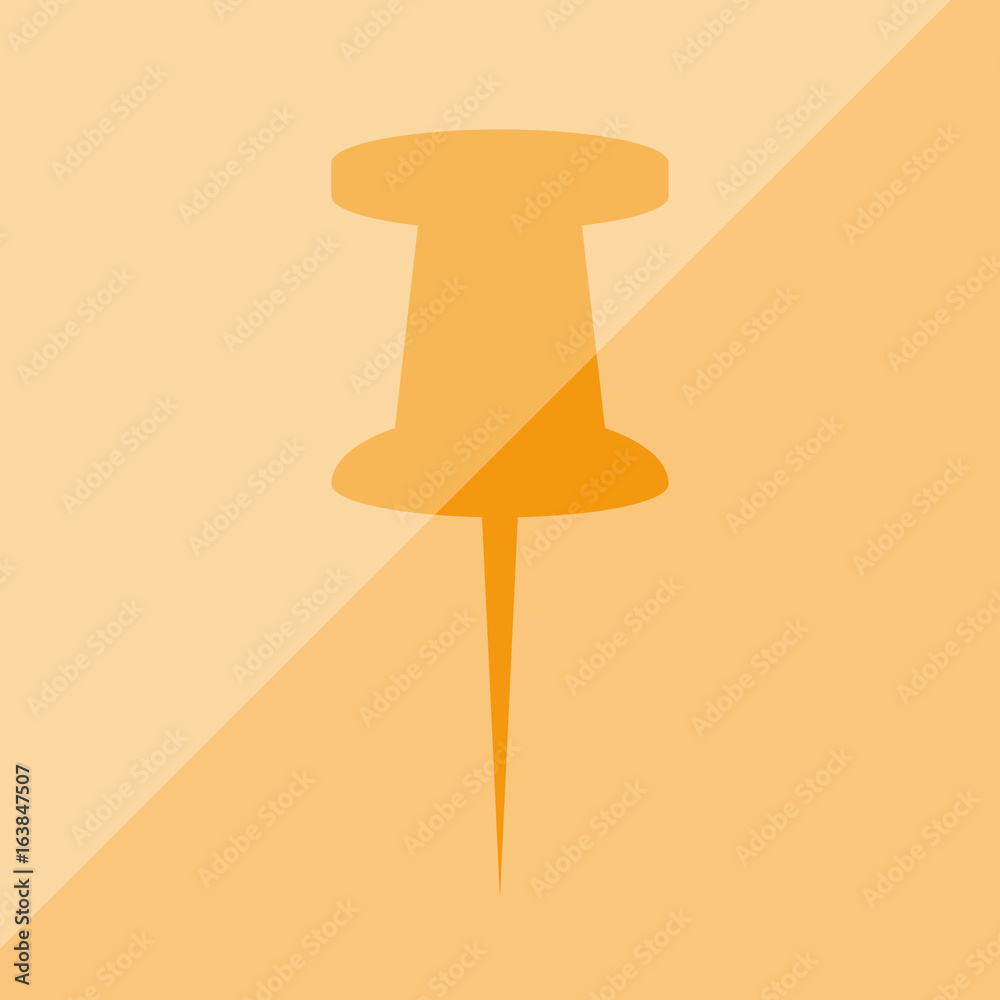 Button Stecknadel Stock-Vektorgrafik | Adobe Stock
