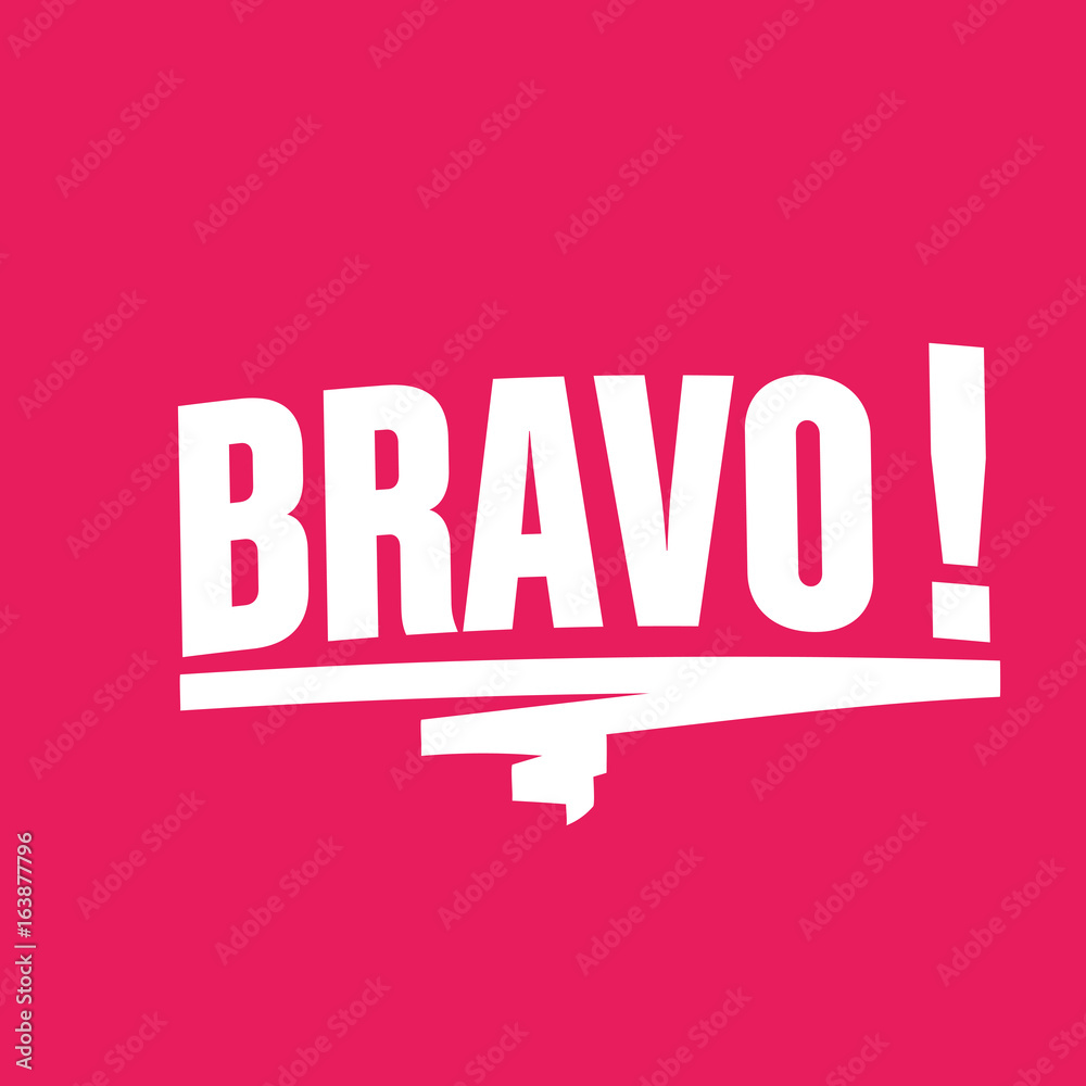 bravo ! Stock Vector | Adobe Stock