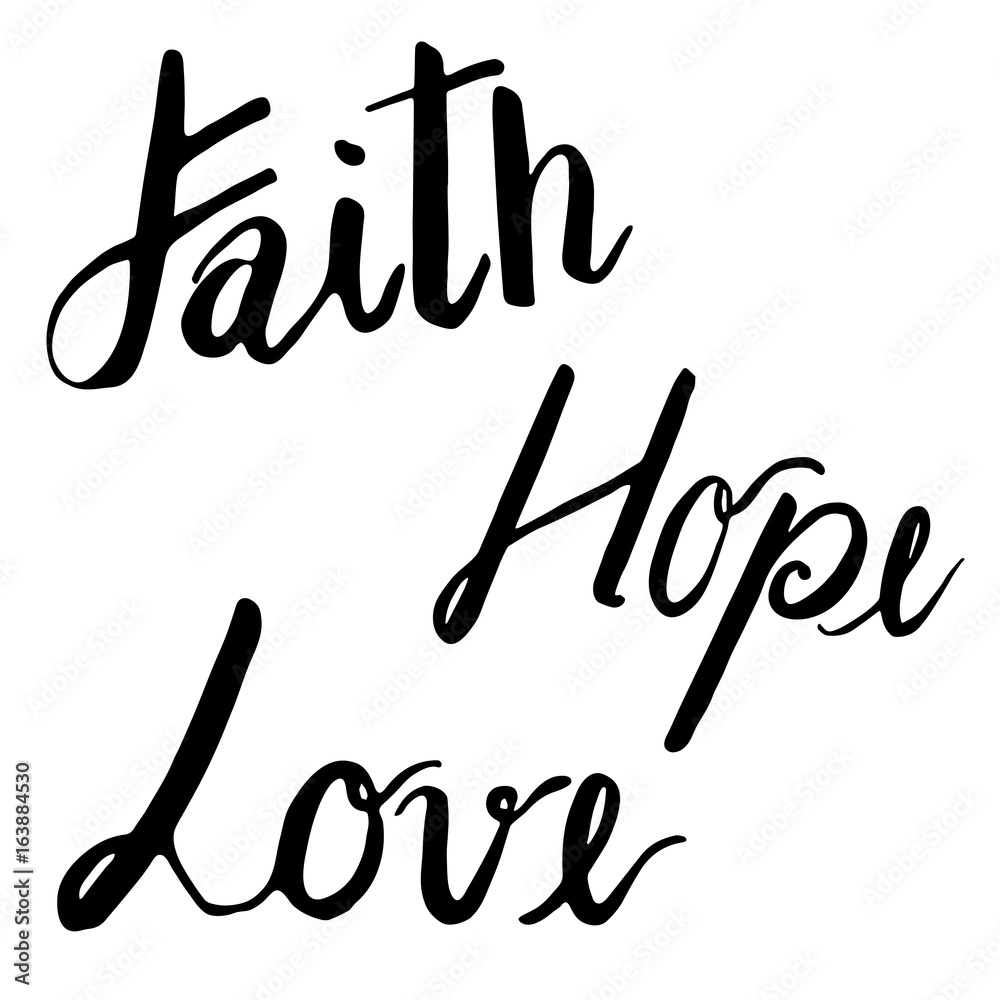 Faith Hope Love Design