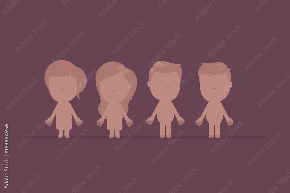 Human silhouette vector illustration Stock Vector | Adobe Stock