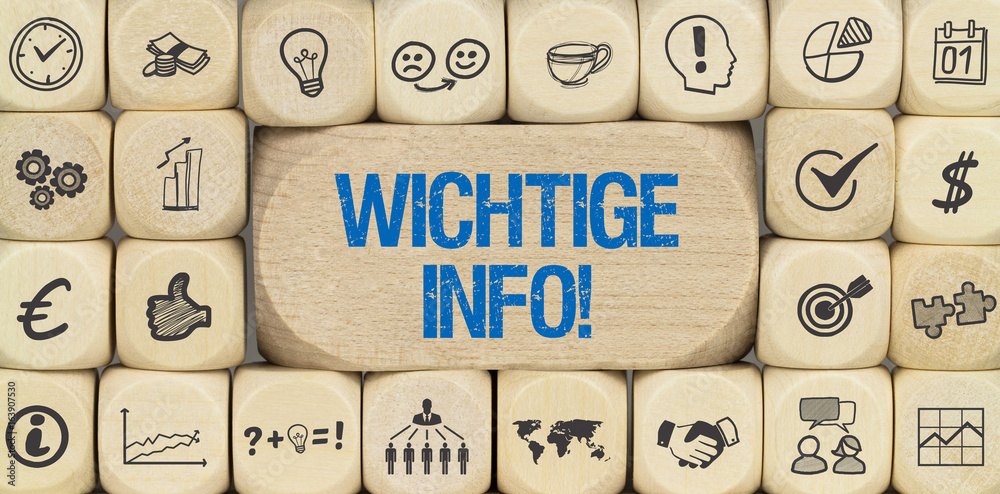 Wichtige Info! / Würfel Mit Symbole - Stock - GamesAgeddon