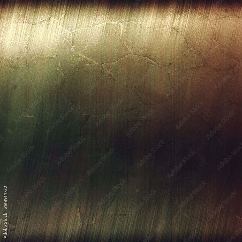 Grunge gold metal background with cracks and scratches Stock ...