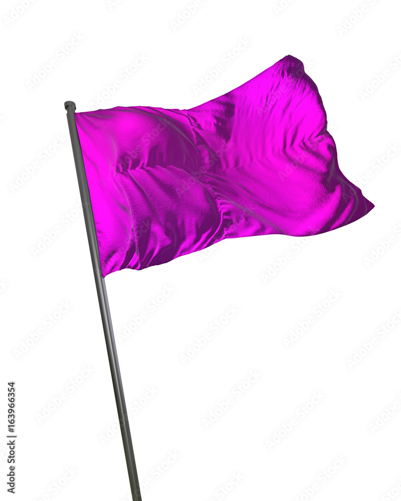Purple And White Flag