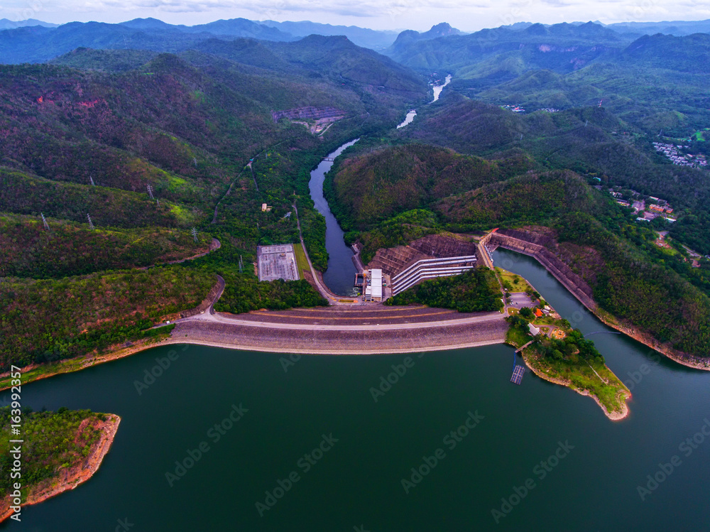 Srinakarin Dam Water Storage The public sector is a dam built to store ...
