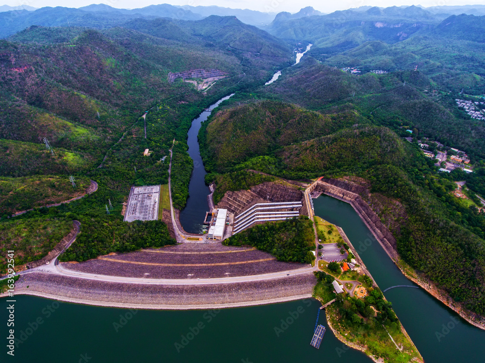 Srinakarin Dam Water Storage The public sector is a dam built to store ...