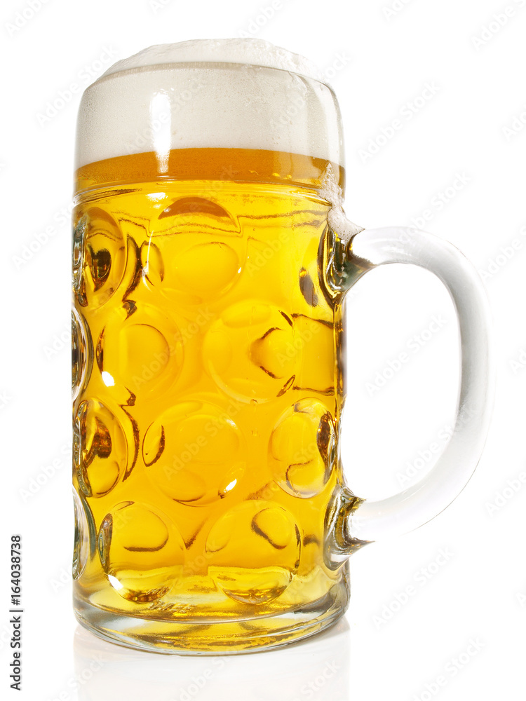 Bier im Maßkrug Stock Photo | Adobe Stock