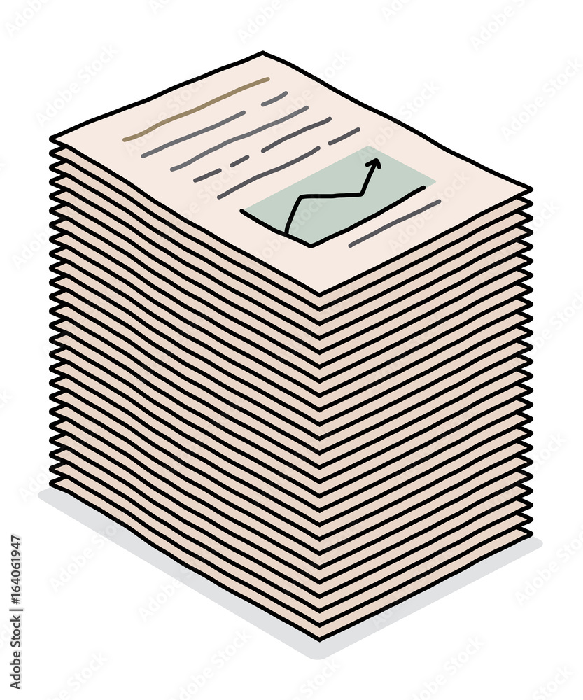 Clipart Stack Of Paper