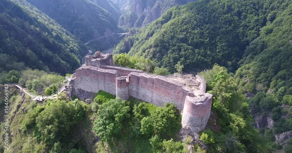 Fortress Poenari in Transylvania, one of the castles of Vlad the ...
