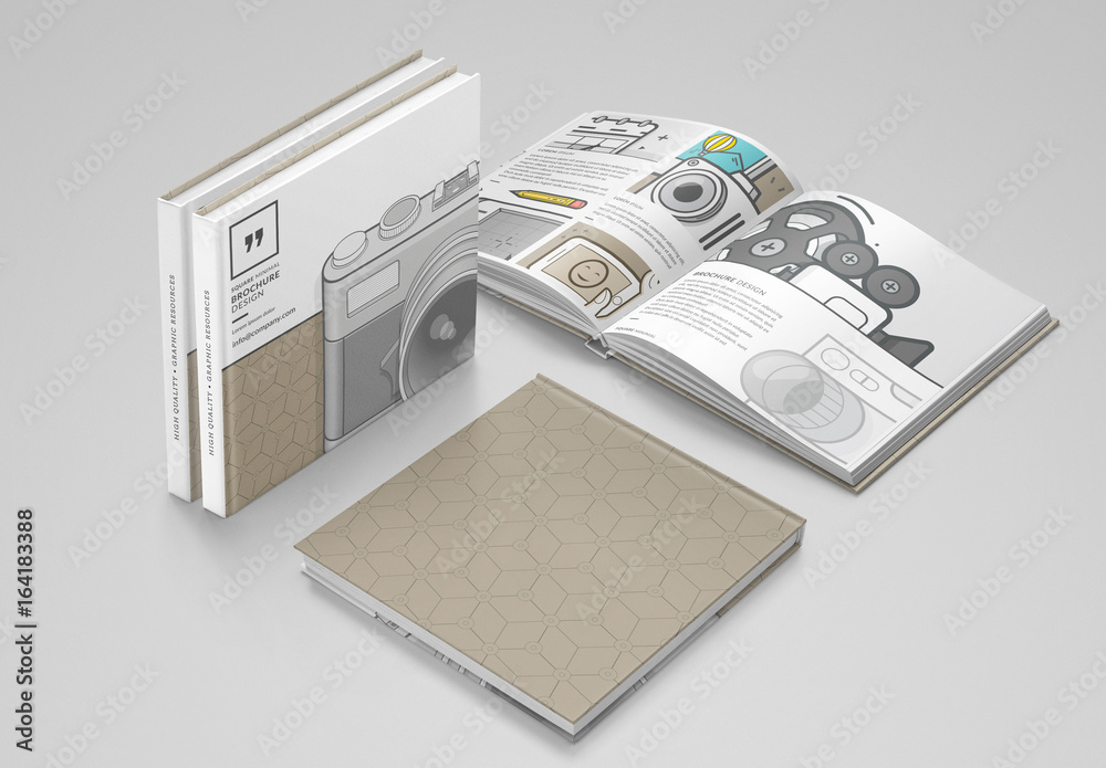 Book Style Photography Brochure Layout 2 Stock Template | Adobe Stock