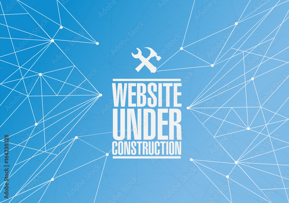 website under construction tools sign Stock Illustration | Adobe Stock
