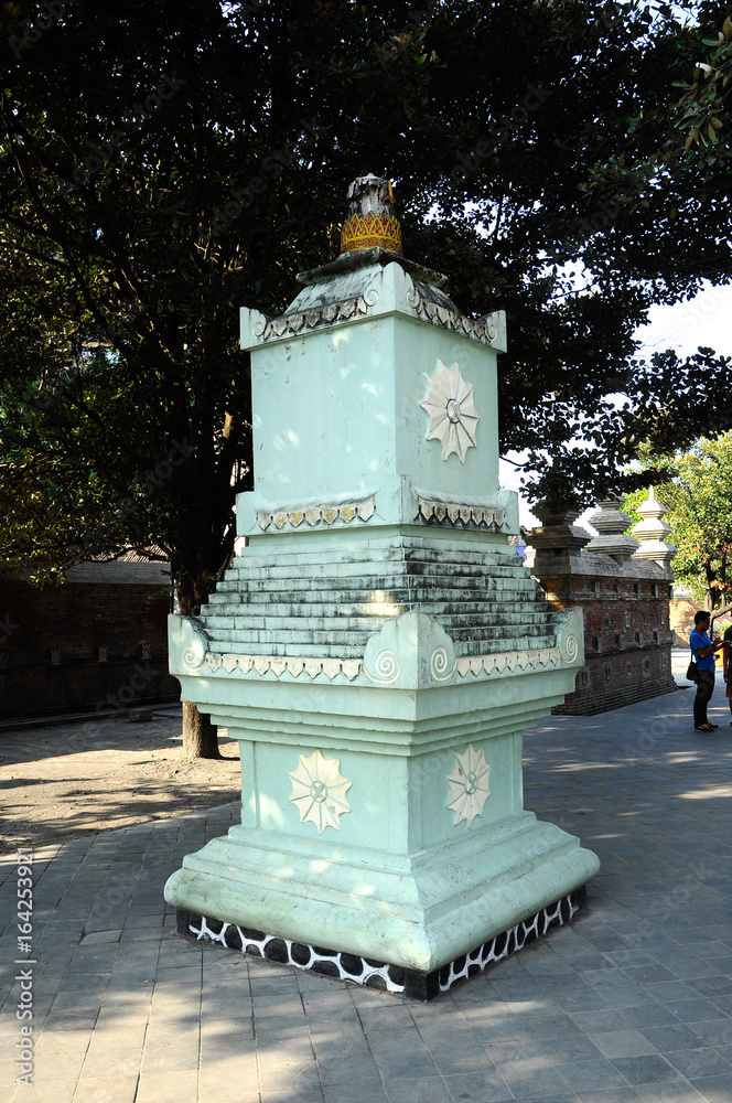 Small clock tower at Old Masjid Besar Mataram Kotagede, Jogjakarta ...