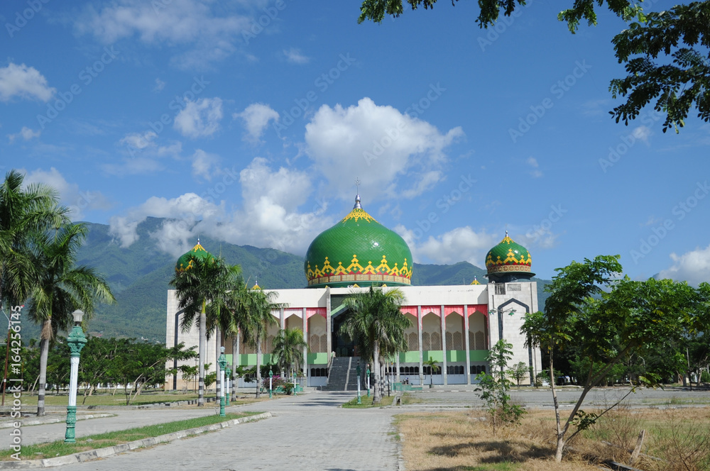INDONESIA, JAN 8, 2017 : Masjid Agung Darrussalam Palu (Mosque), Is the ...