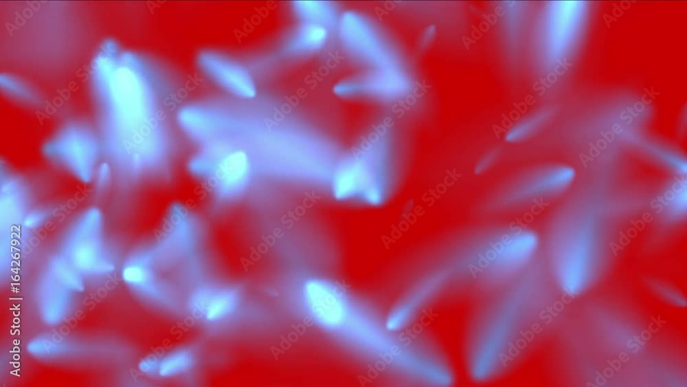 4K Meteor universe space background,flying smoke bomb missile,microbes ...