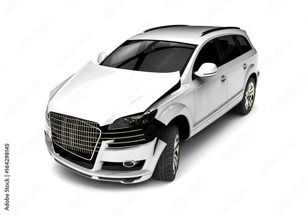 Car accident / 3D render image representing a car accident Stock ...