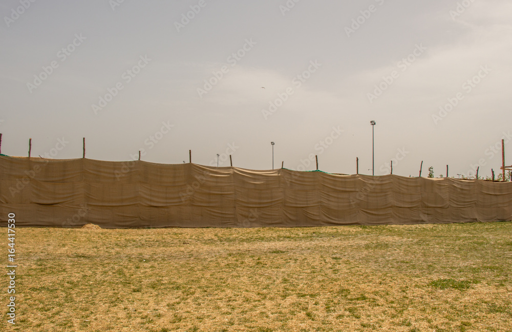 Linen canvas fabric texture used as a wall Stock Photo | Adobe Stock