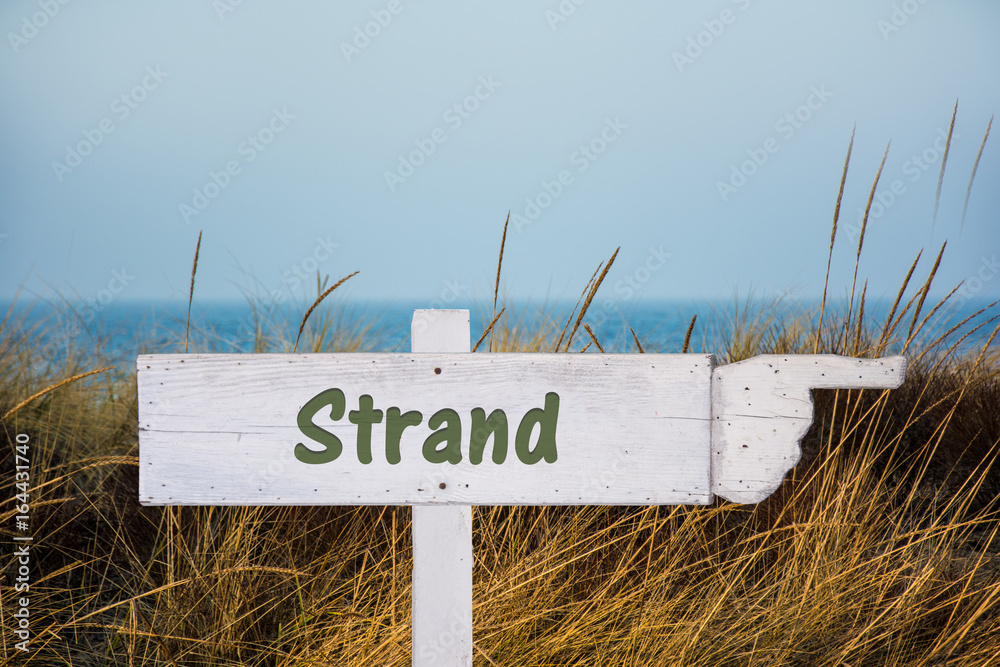 Schild 195 - Strand Stock 일러스트레이션 | Adobe Stock