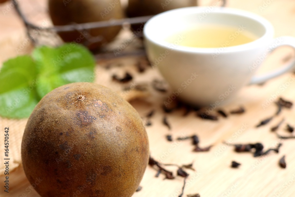 lo han guo with drink Stock Photo | Adobe Stock
