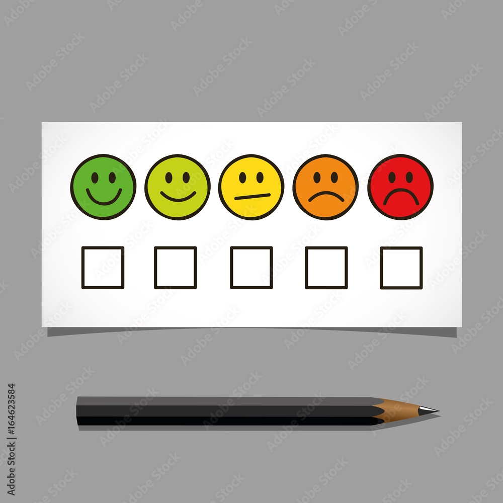 bewertungsbogen Stock-Vektorgrafik | Adobe Stock