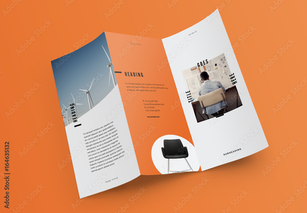Pop Brochure Layout Stock Template | Adobe Stock