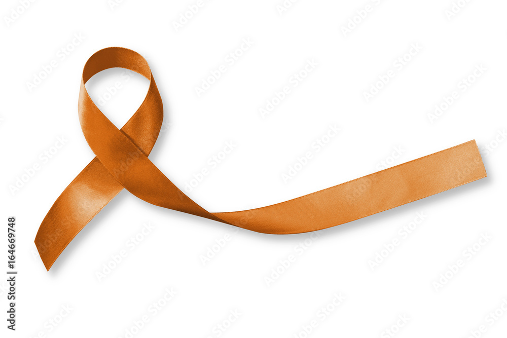 Copper Awareness Ribbon symbolic bow color for Herpes Simplex Virus ...