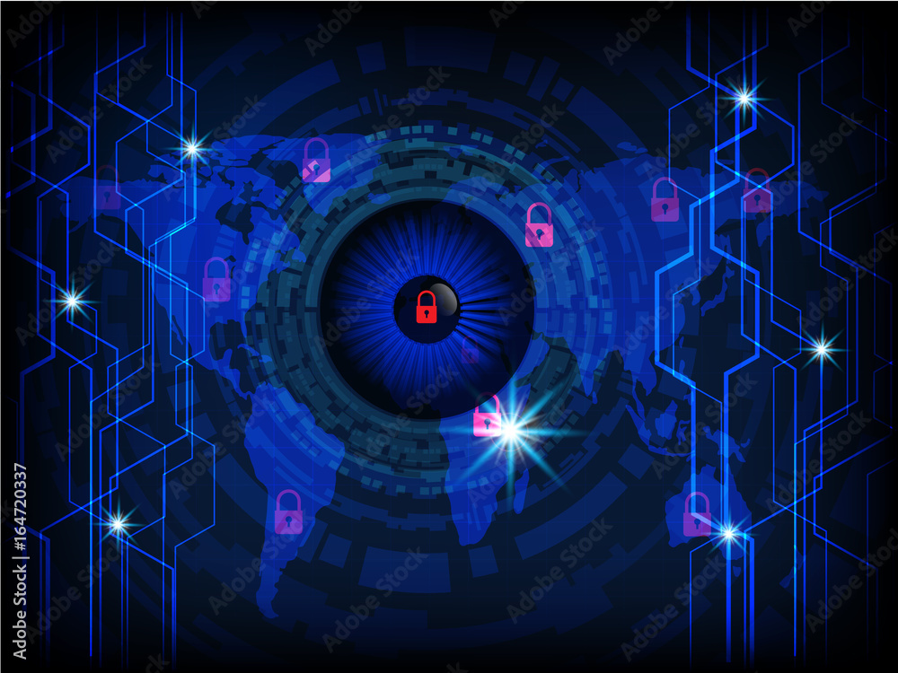 Ransomware alert, technology ,cyber secueity,cybercrime,world map ...
